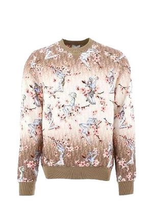 Dior X Sorayama All Over Graphic Print Sweatshirt - Brown