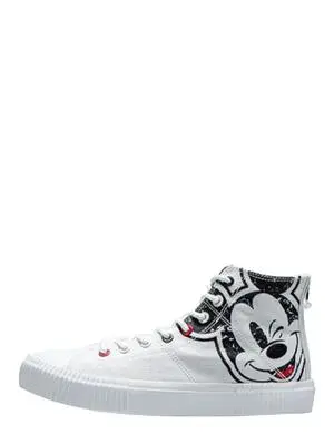 LI-NING Classic Leisure X Disney High Top Sneakers - White/black