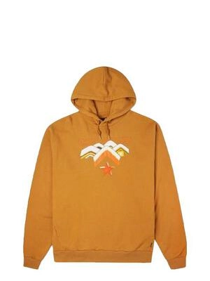 CONVERSE Men's Converse Mountains Pattern Printing Fleece Lined Brown Brown