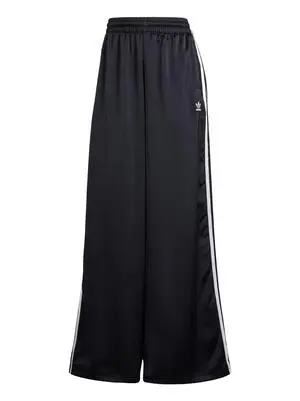 Adidas Adicolor Satin Wide Leg Track Pants - Black