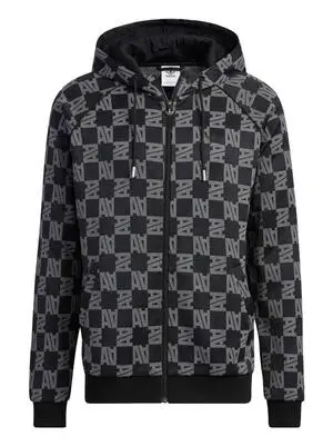 ADIDAS Monogrammed Zip-Up Hoodie