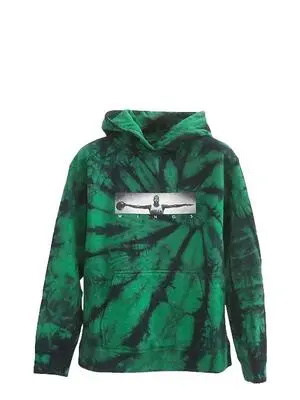 JORDAN Artist Print Hoodie - Green