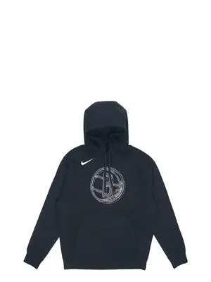 Nike Nba Brooklyn Nets Casual Sports Printing Hoodie - Black