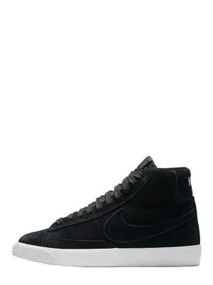 Nike Blazer Mid Premium High Top Sneakers - Black