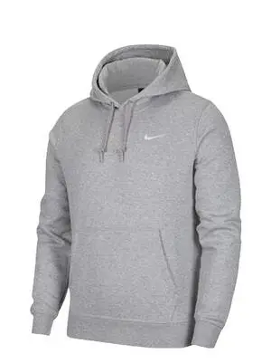Nike Club Swoosh Logo Hoodie - Gray
