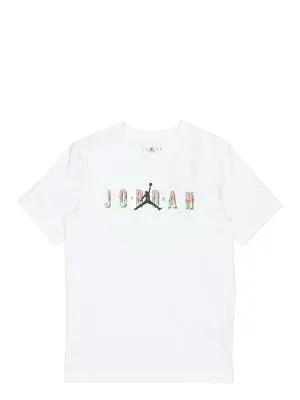 JORDAN Sport Dna Crew Neck Printed Short Sleeve - White
