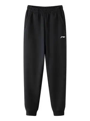 LI-NING Logo Joggers Sweatpants - Black