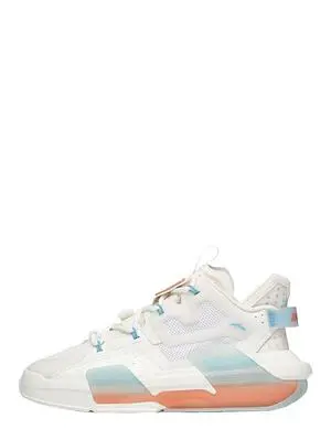 ANTA Badao Low Top Sneakers - White/orange/blue