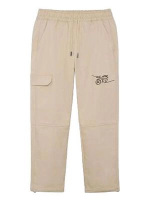 LI-NING Wade X Dft Fleeced Straight Pants - Khaki