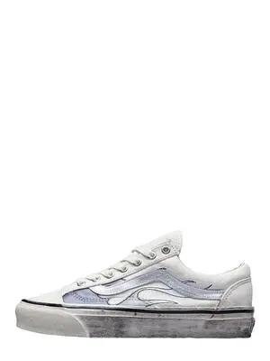VANS Old Skool Lx Archive Flame Sneakers - White/navy
