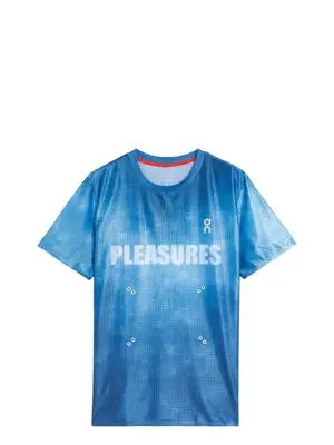 On X Pleasures X The Loop Pace T-shirt 'nile - Blue
