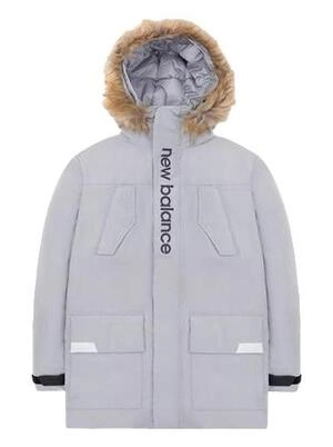 NEW BALANCE Parka Jacket - Grey/black