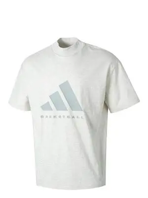 Adidas Basketball Tee Asia Sizing - White
