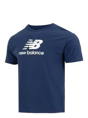 NEW BALANCE Essential Logo T-shirt Asia Sizing - Navy