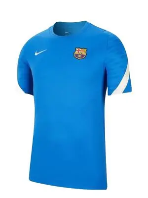 Nike Fc Barcelona Short-sleeve Soccer Top - Blue