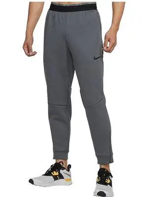 Nike Np Tf Turf Thrma Sphr Fleece Lined Stay Warm Sports Knit Bundle Feet Long Pants/trousers Dark Grey - Default Color