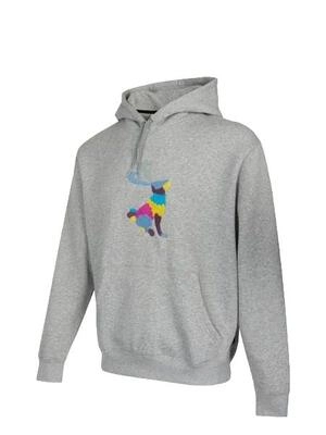 Nike Embroidered Graphic Hoodie - Grey