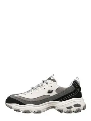 Sketchers D'lites 1.0 Low-top Athletic Sneakers - Black/gray