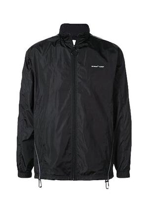 Off-White Track Jacket With Logo Detail - Black