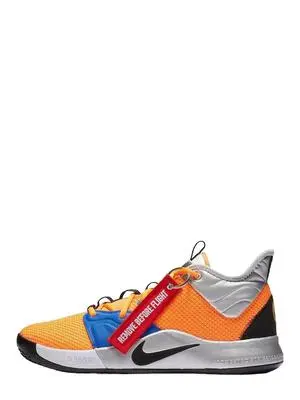 Nike Pg 3 Nasa Basketball Sneakers - Orange/gray