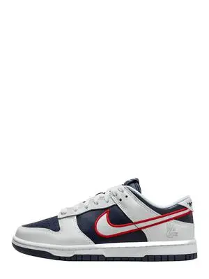 Nike Dunk Low "houston Comets Four-peat" Sneakers - White/univ Red-obsdn-wlf Gry