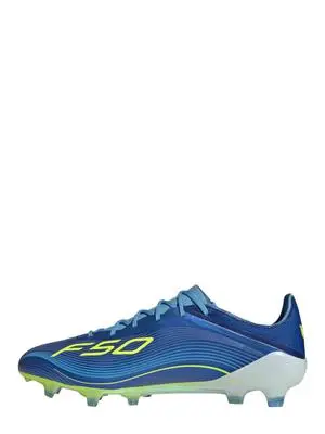 Adidas F50 Messi Elite Fg Soccer Cleats - Royal Blue/solar Yellow/semi Blue Burst