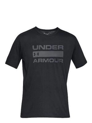 Under Armour Team Issue Wordmark Elastic Printing Short Sleeve - Black