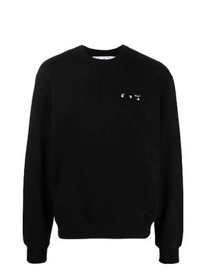 Off-White Caravaggio Painting Crewneck Sweatshirt - Black
