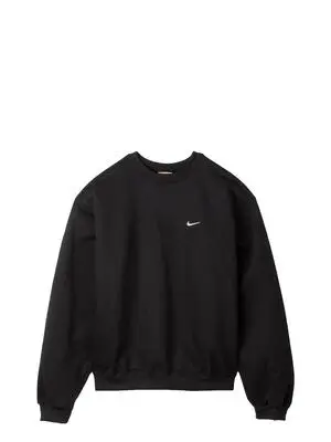 Nike Lab Nrg Fleece Crew Round Neck Pullover 'black - Black/multi-color