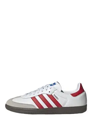 Adidas Samba Og Low Top Sneakers - White/brown/red