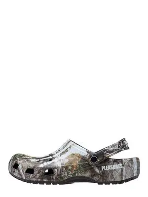 CROCS Pleasures X Realtree X Classic Clog 'skeleton Edge Camo - Brown/blue/green