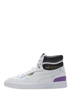 PUMA Ralph Sampson Mid Sneakers - White/pwhite/purple Glimmer