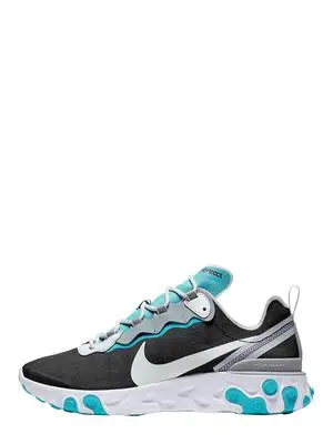 Nike Nike React Element 55 Athletic Sneakers Black/blue