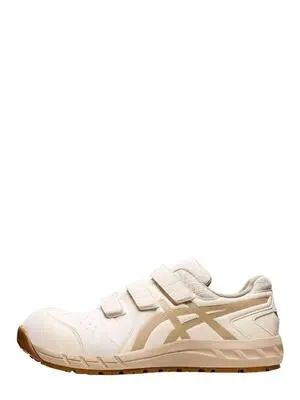 Asics Athletic Sneakers With Velcro Closure - Birch/putty