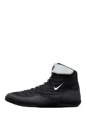 Nike Inflict Wrestling Shoes - Black/metallic Silver/white