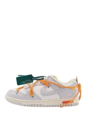 Nike Off-white X Dunk Low 'lot 44 Of 50 - Gray/white