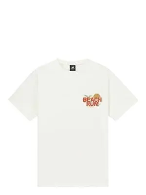 NEW BALANCE Classic Lifestyle Tee Asia Sizing 'white Orange - White/orange