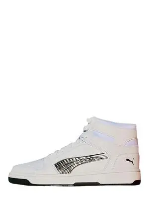 PUMA Rebound Layup Sl Sketch High-top Sneakers - White