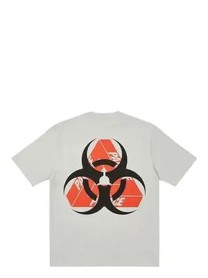 PALACE Biohazard T-shirt Marl - Grey