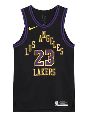 Nike Dri-fit Adv Lebron James Los Angeles Lakers 2023/24 City Edition Nba Authentic Jersey - Black