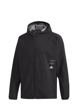 Adidas Id Trvl Wv Jk Windproof Hooded Jacket - Black
