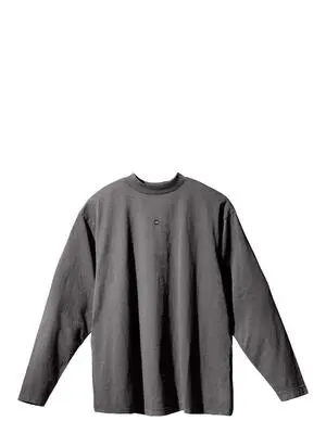 Yeezy Ss22 Logo Longsleeve Tee 'dark - Grey