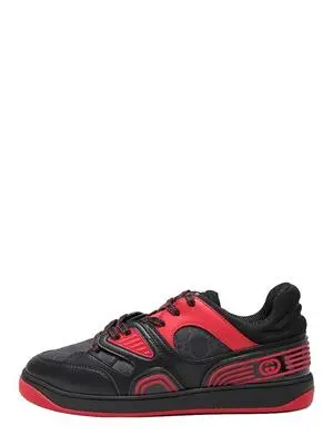 Gucci Basket Sneakers - Black/red