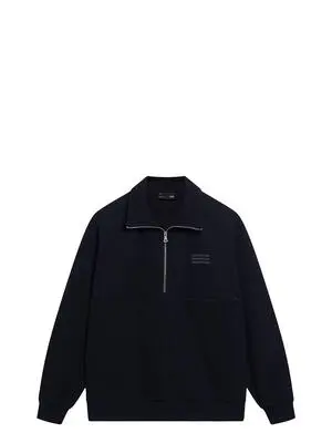 LI-NING Counterflow Triple Logo Half Zip Sweatshirt - Black