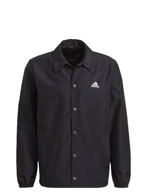 Adidas Black Sports Jacket With Graphic Back Print - Multi-color