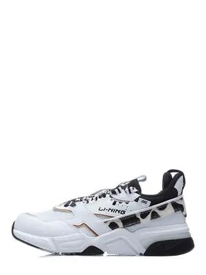 LI-NING 001 Classic Low Top Sneakers - White/black