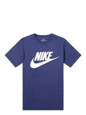 Nike Futura Icon Tee Logo Printing Short Sleeve - Blue