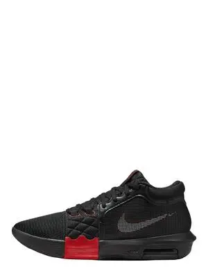 Nike Lebron Witness Athletic High Top Sneakers - Black/university Red/white