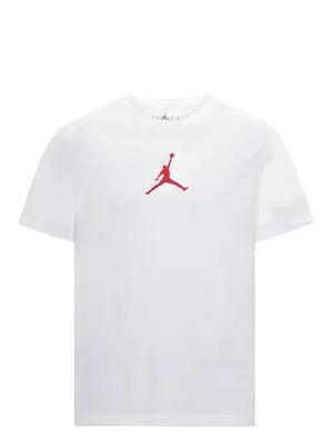 JORDAN Jumpman Casual Crew-neck Short Sleeve Sports White - White/red
