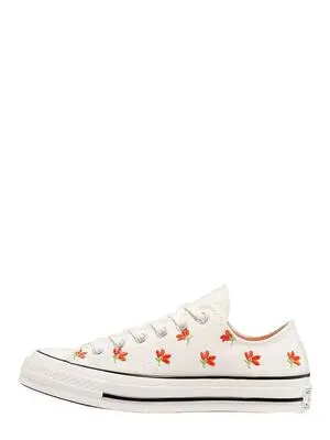 CONVERSE Chuck 70 Low Embroidered Garden Party - Creamwhite/red